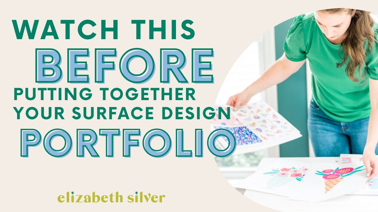 How to Format a Surface Pattern Design Portfolio | Elizabeth Silver