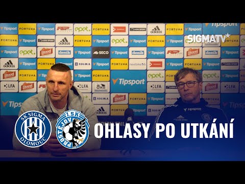 Trenéři Chromý a Šustr po utkání FORTUNA:NÁRODNÍ LIGY Sigma B ...