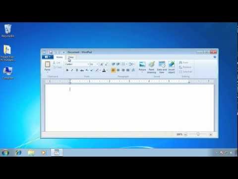 Learn Basics Window WORDPAD Techniques - Personal Computer Tutorial