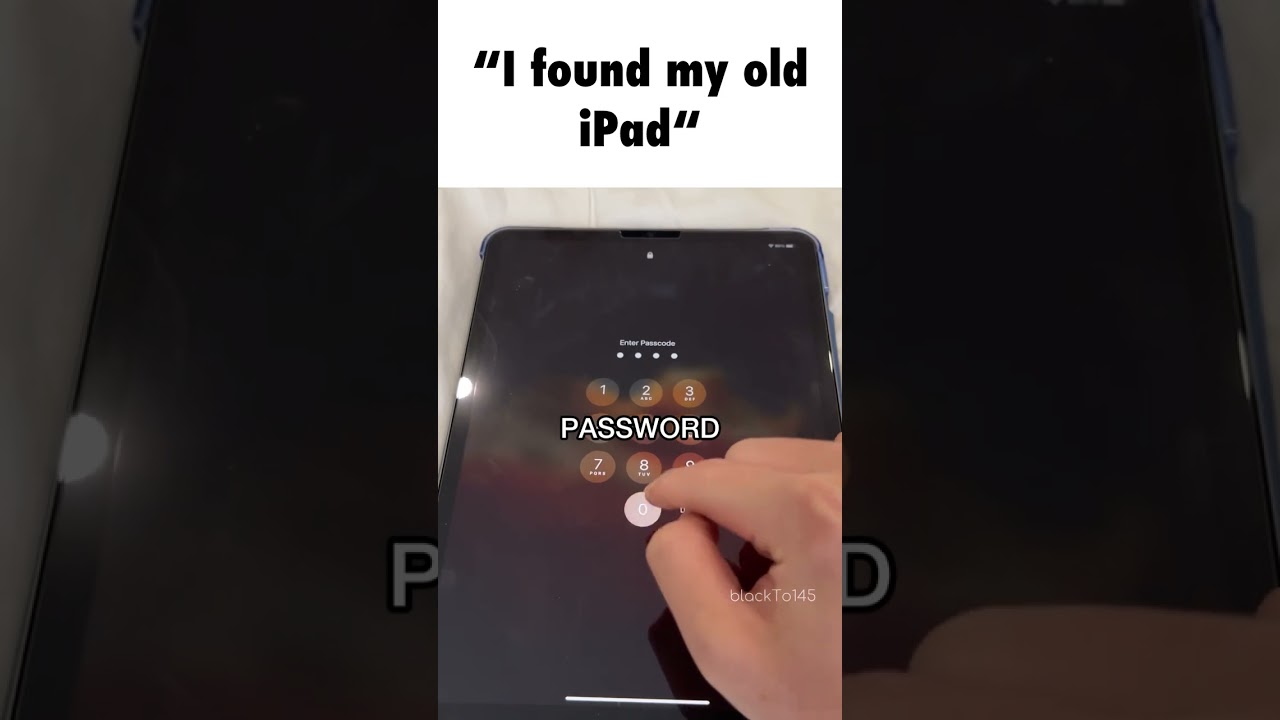 found my old ipad PARODY