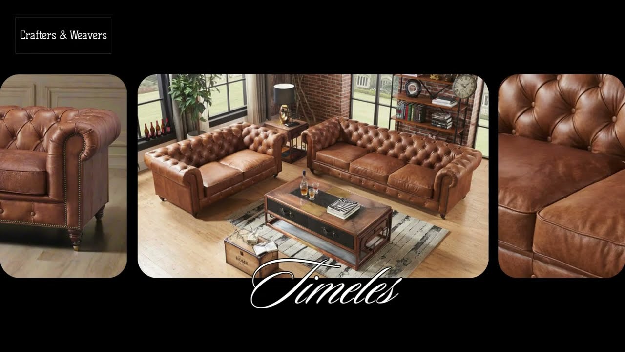 Discover HIGH QUALITY Leather Furniture Online at Crafters & Weavers USA!