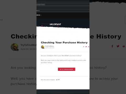 How to check your Spending History in VALORANT