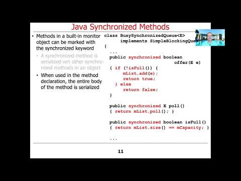 Java Monitor Object Synchronized Methods