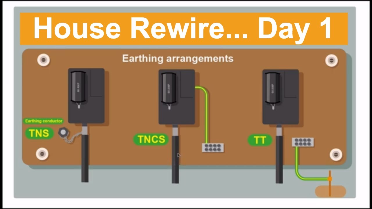 Rewiring an old property - Day 1
