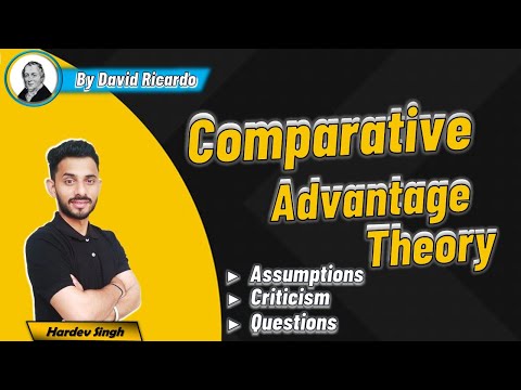 Comparative Cost Advantage Theory by David Ricardo | Explained by Hardev Thakur