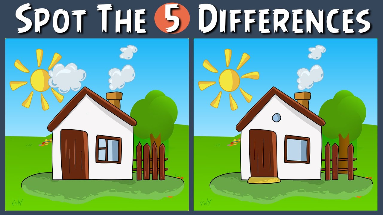 Spot 5 Differences in Your Dream Houses!
