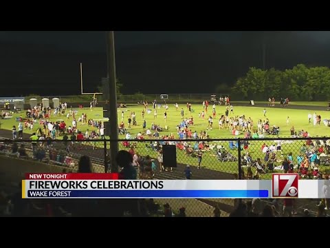 Thousands attend Wake Forest fireworks show
