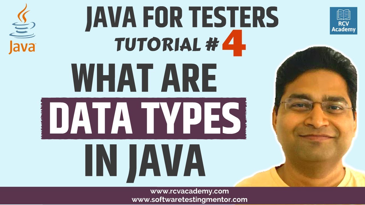 Java for Testers #4 - What are Data Types in Java