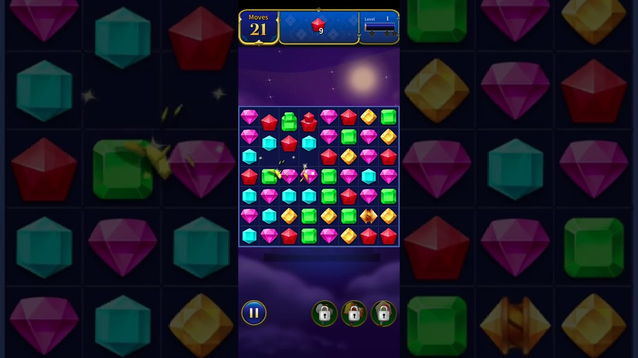 Jewels Match : Puzzle Game Gameplay | Android Puzzle Game