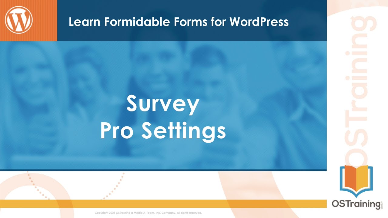 09 Learn Formidable Forms - Survey Pro Settings