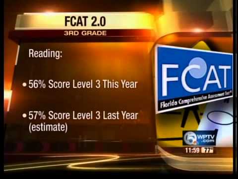 FCAT third-grade reading scores lower