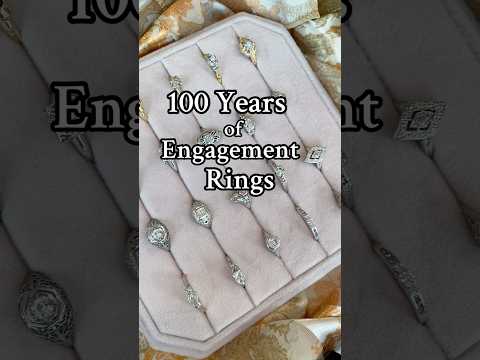 Verlovingsringen van 1890 tot 2000! #mjvjewelry #verlovingsring #vintagejewerly
