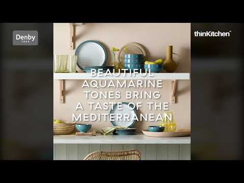 A hint of Azure to light the table! @DenbyPottery | Thinkitchen