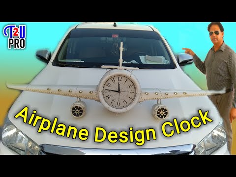 Wall Clock Unique Airplane Design | Talk2UPro