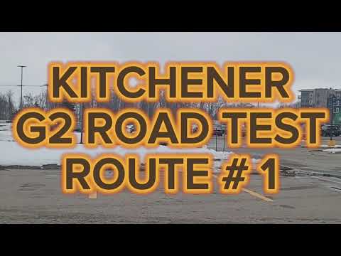 Kitchener G2 Road Test Route # 1 | Important Tips