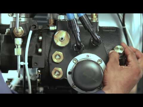 05 Oil Filling on ELGI Rotary Screw Air Compressors