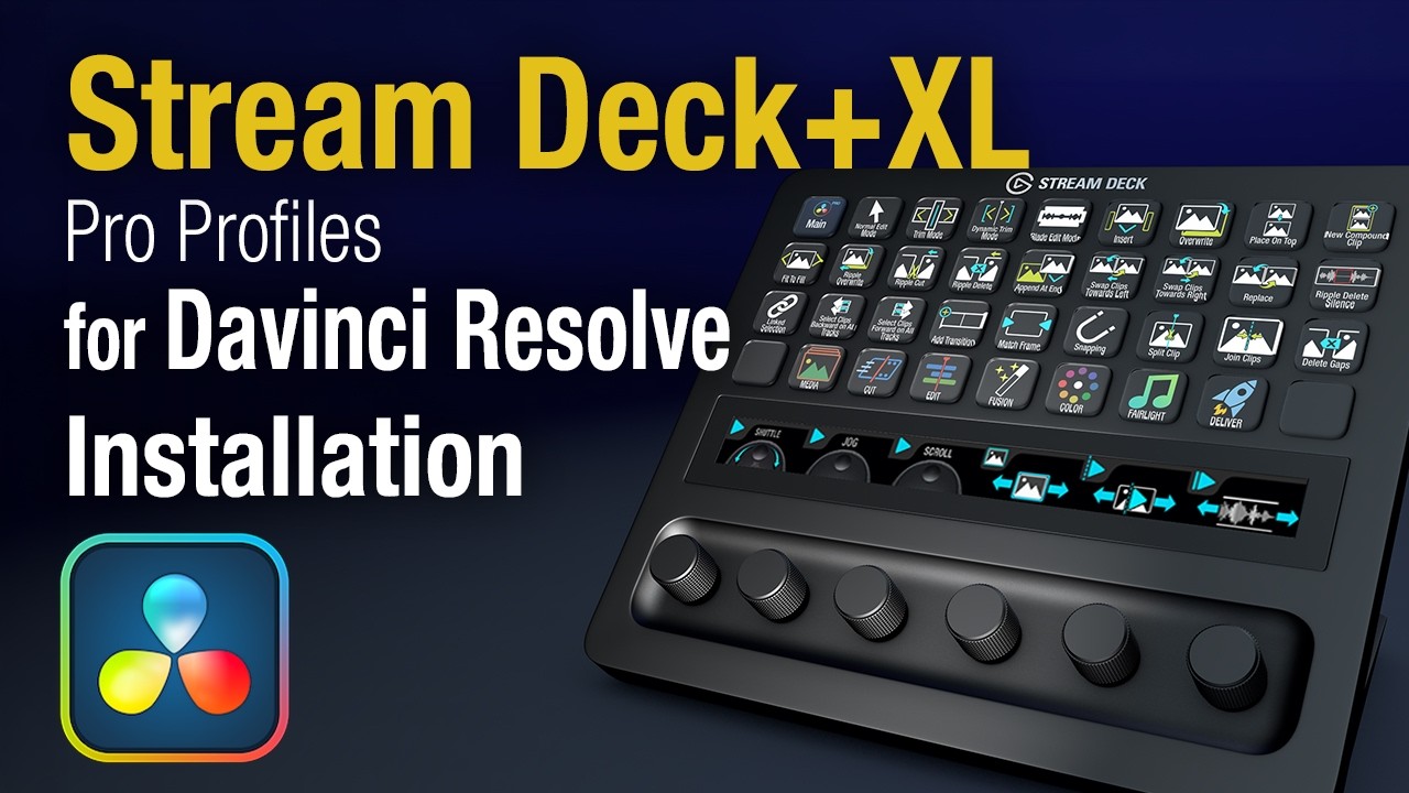 Davinci Resolve for Stream Deck+XL Installation