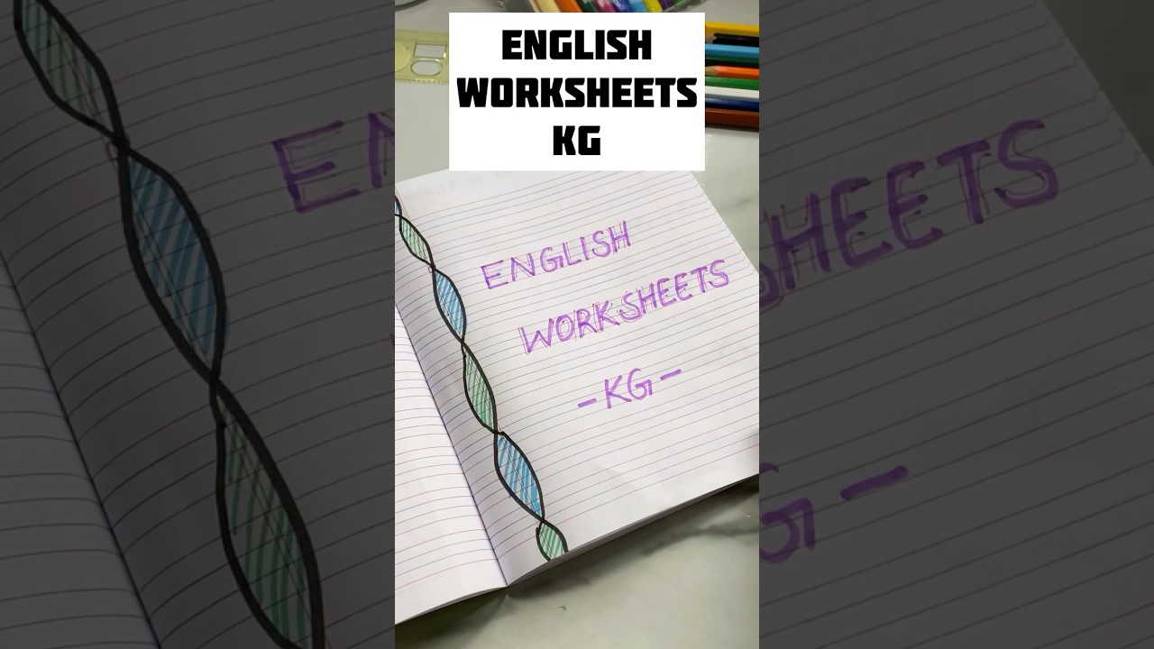 Kingergarten worksheets|English worksheets #kindergarten #worksheetsforkg