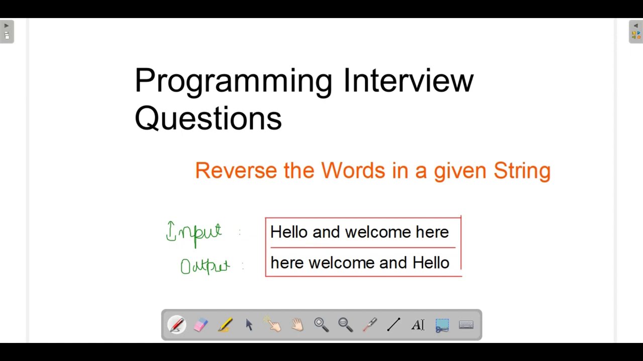 Reverse the words in a given string in java | Reverse the words in a given string