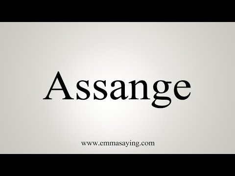 How To Say Assange