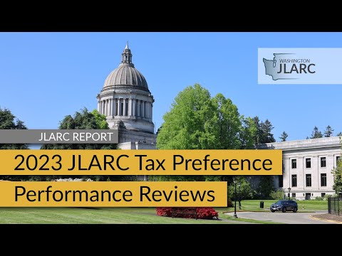 2023 JLARC Tax Preference Reviews