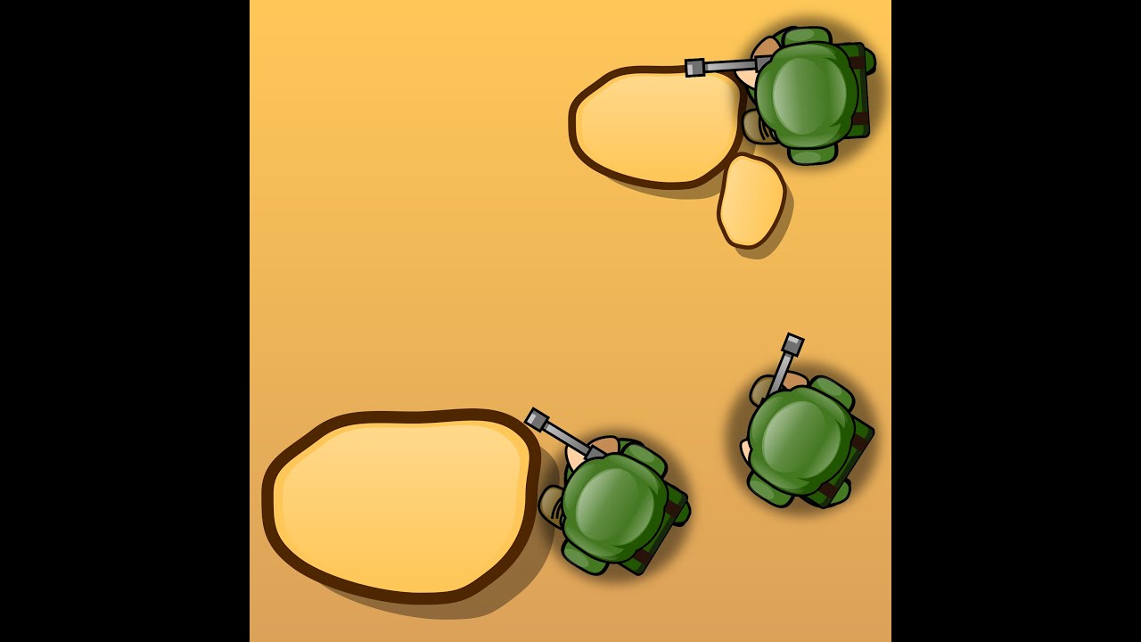 How to make a top down soldier in InkScape