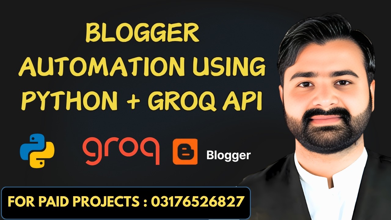 Python Blogger Automation Script | Auto Generate & Publish Blog Posts