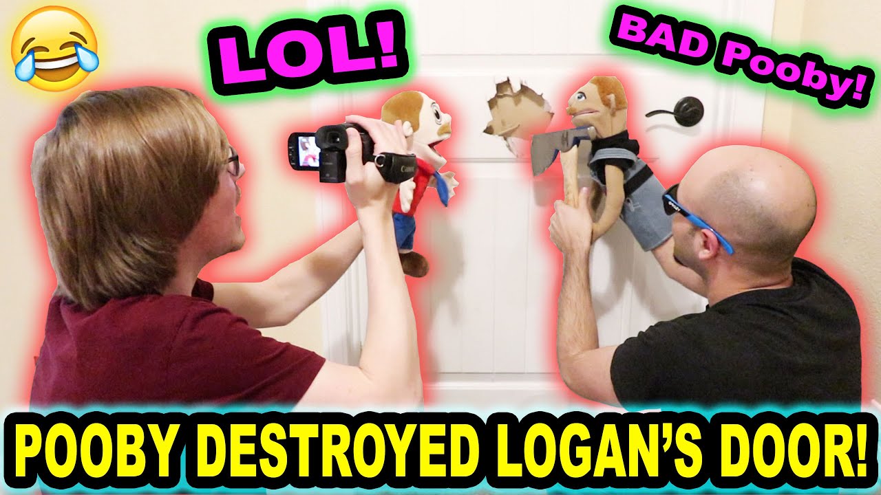 POOBY DESTROYED LOGAN'S DOOR!!!