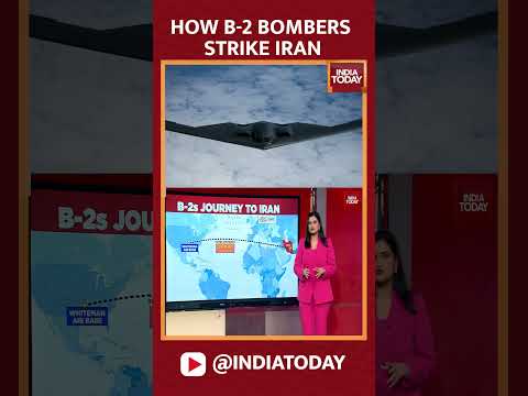 B-2 Stealth Bombers' 18-Hour Journey To Strike Iran's Nuclear Sites #usstrikesiran #israeliranwar
