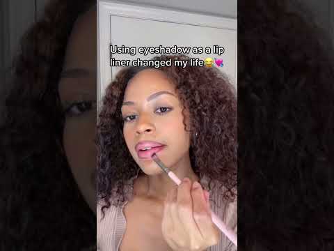 Makeup Hack | Use Eyeshadow As A Lip Liner!