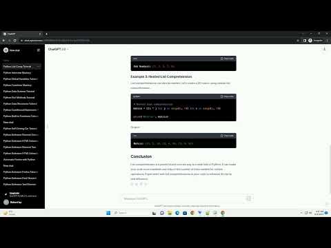 w3schools python list comprehension