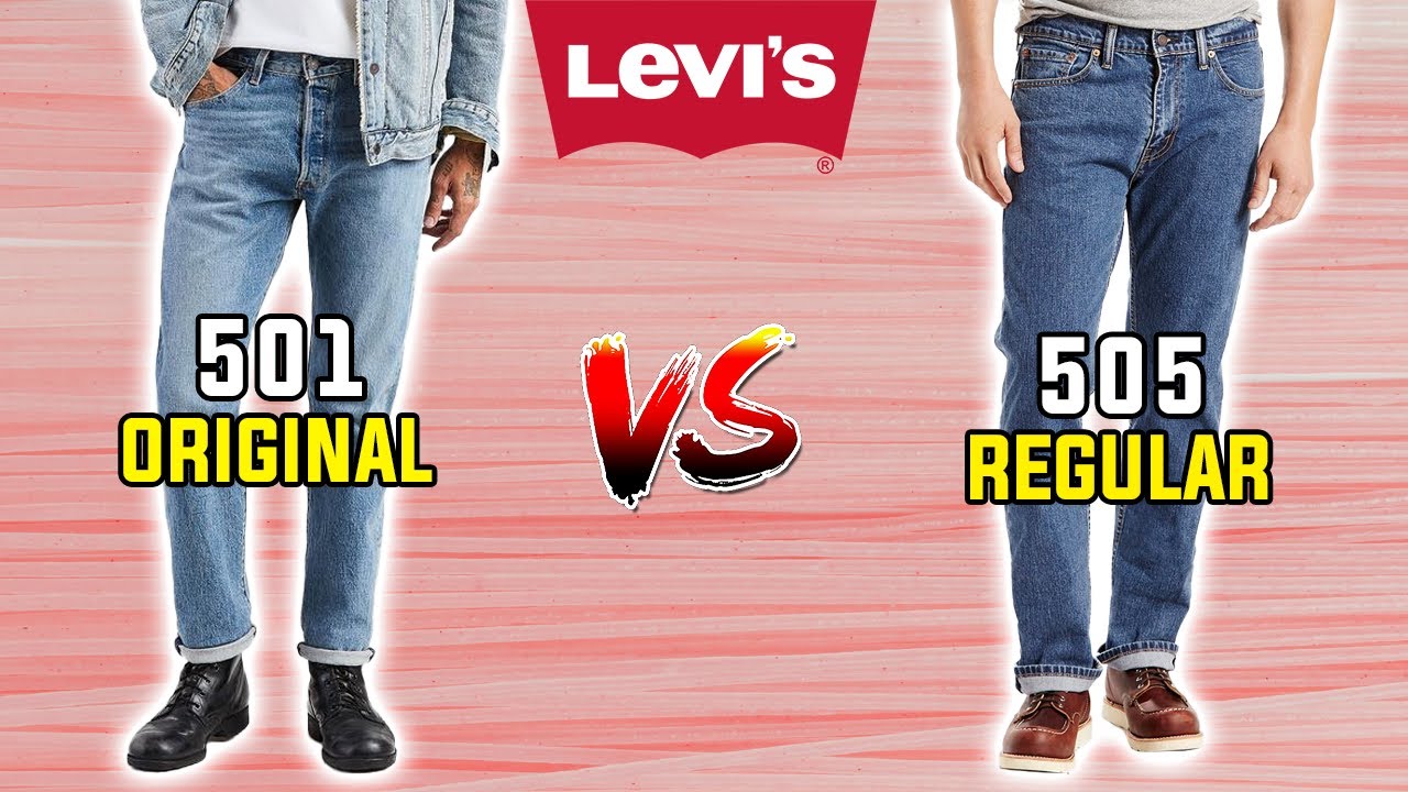 Levi's 501 Original VS 505 Explained in 15 Seconds 🤯