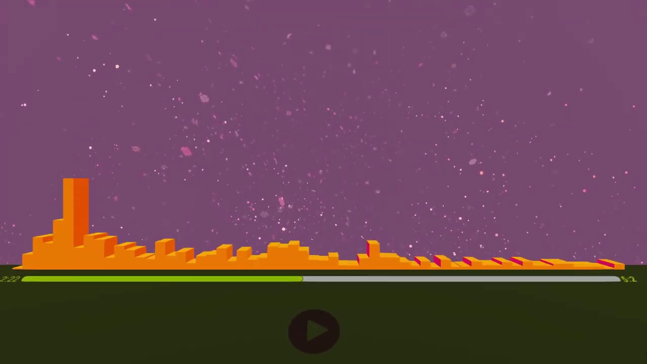 Unity3d Sound wave(Spectrum) test #3 FINAL(probably)