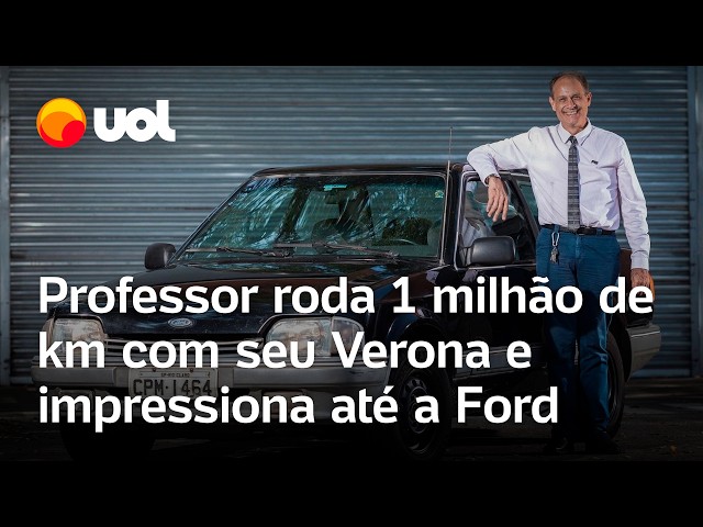Professor roda 1 milhão de km com seu Verona e impressiona até a Ford