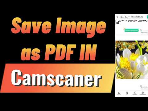 How to Save Images as Pdf in Cam Scanner (2024)