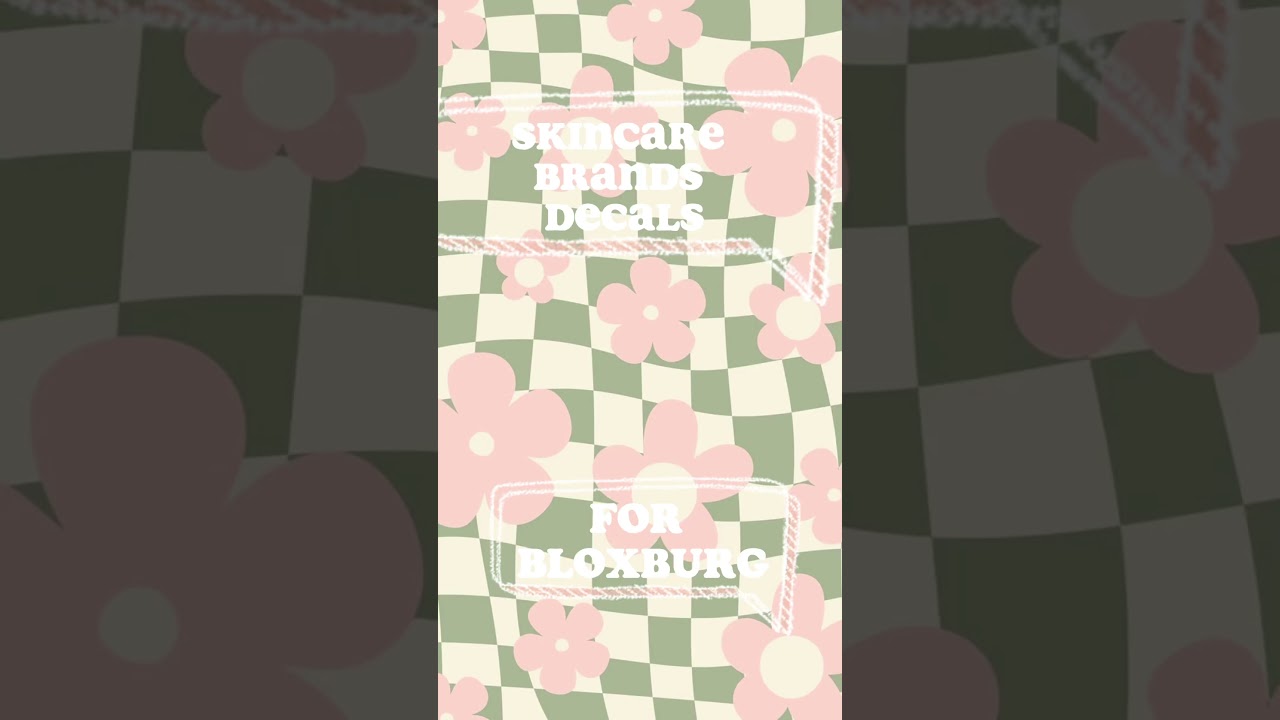 bloxburg skincare decals #roblox #skincare #bloxburg #decals
