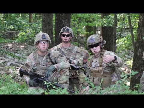 Infantry support by fire training