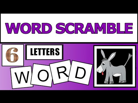 6-Letter Scrambled Words-84 |Jumbled Word Game | Guess the Word Game | Word Scramble | SW Scramble