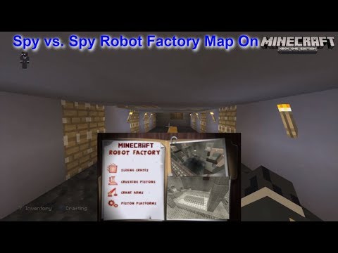 Minecraft Spy vs Spy Robot Factory Minecraft Map