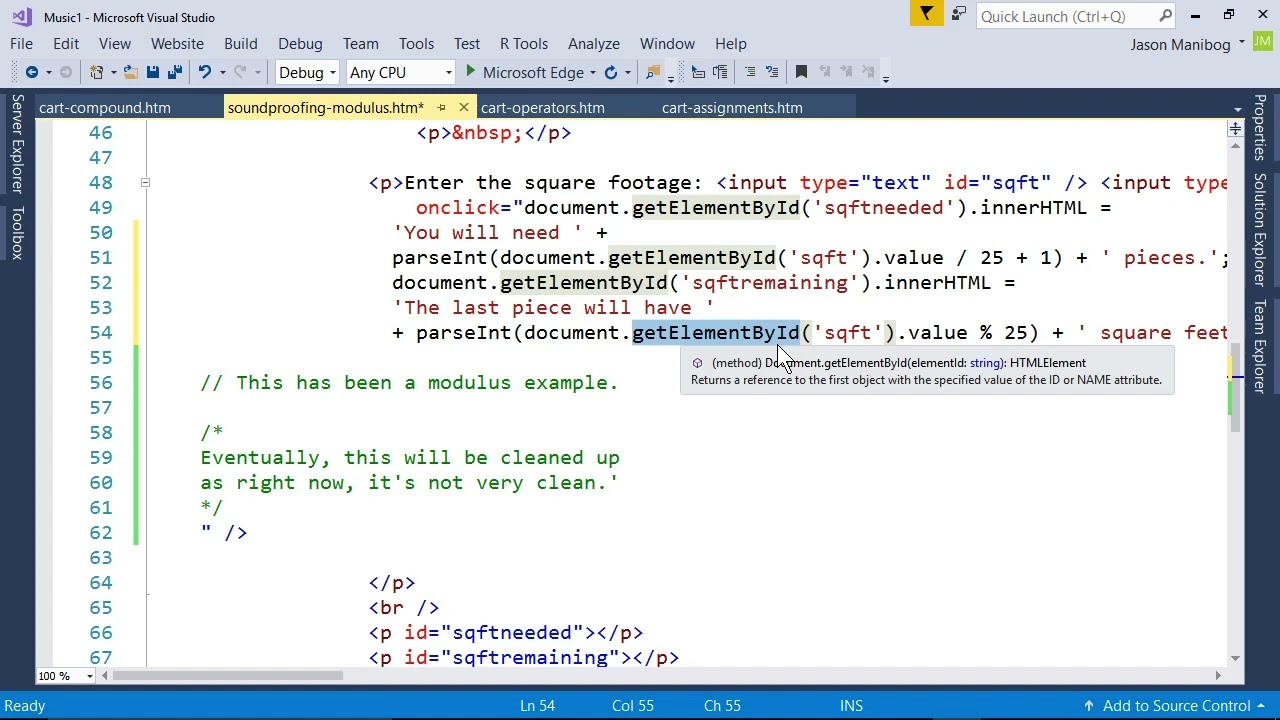 JavaScript Naming Conventions  - JavaScript (INF-302) tutorial