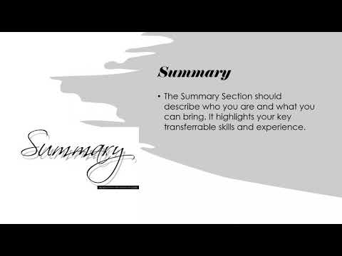 Resume Building and Professional Development Virtual Workshop
