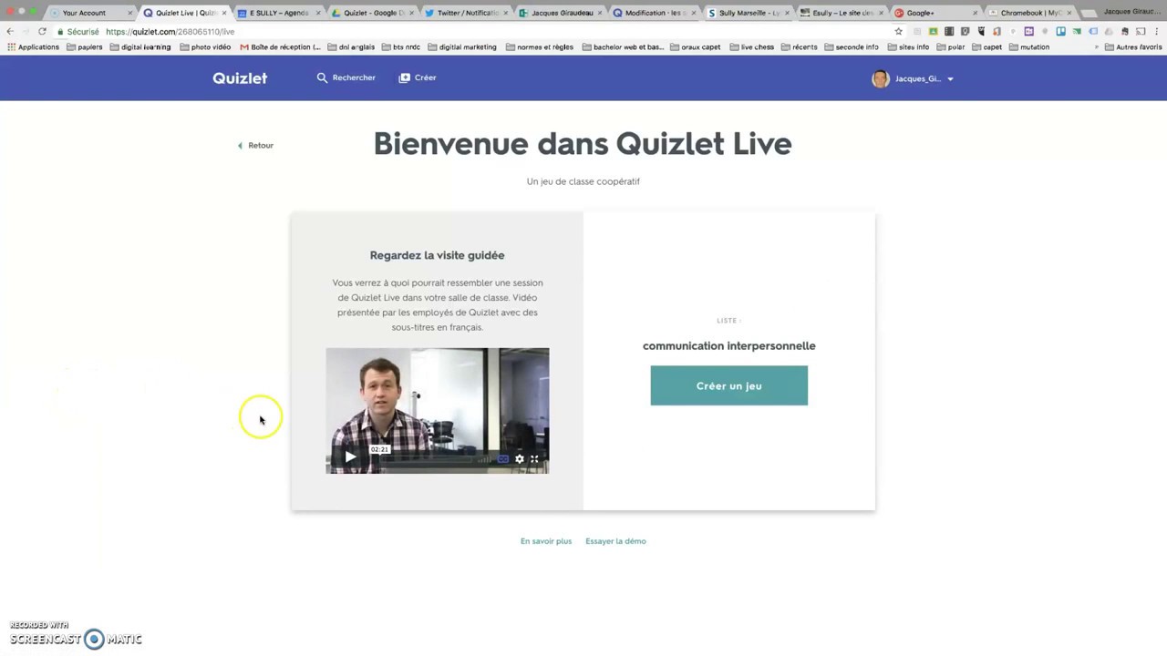 Quizlet les flashcards présentation