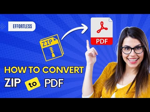 📁 How to Convert ZIP Files to PDF 2024 [Simple File Conversion]