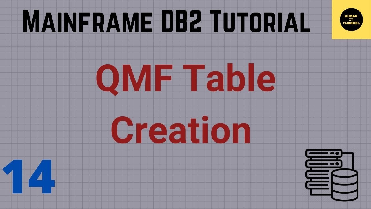 SQL Table Creation Using QMF - Mainframe DB2 Practical Tutorial - Part 14 (Volume Revised)