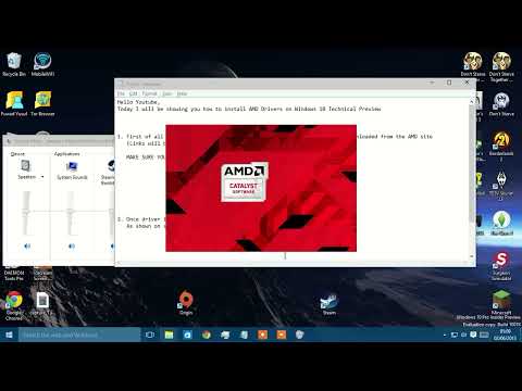 Install/Update AMD Catalyst Driver | Windows 10 (Black Screen Fix)