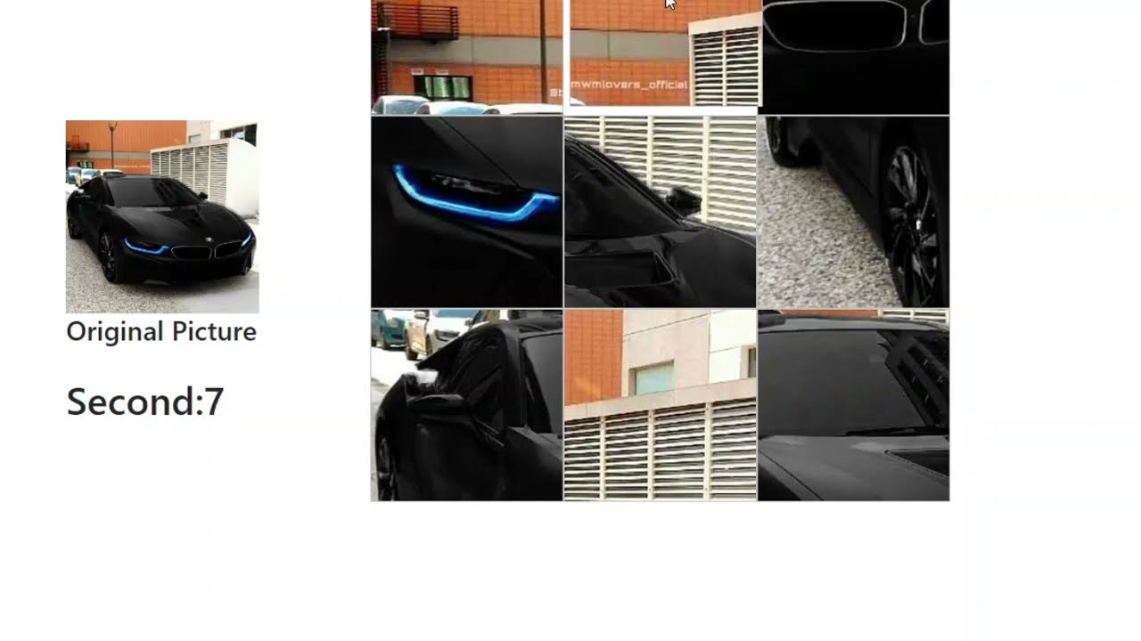 How to create picture puzzle using JavaScript & Jquery with source code @freecodecamp