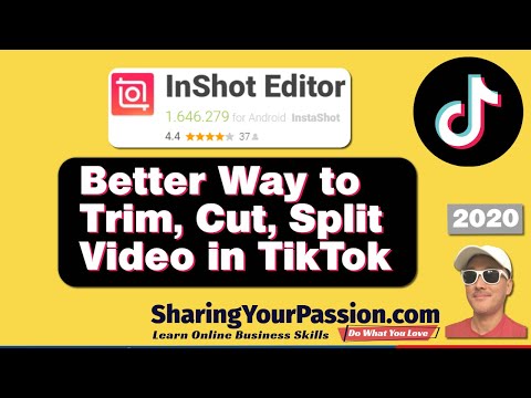 How to Better Trim Cut and Split Edit TikTok Video with Free Inshot App
