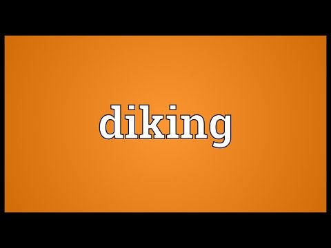 Diking Meaning