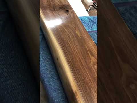 Live Edge Walnut Mantelpiece - part 7