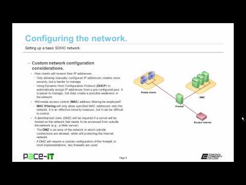 PACE-IT: Setting Up a SOHO Network